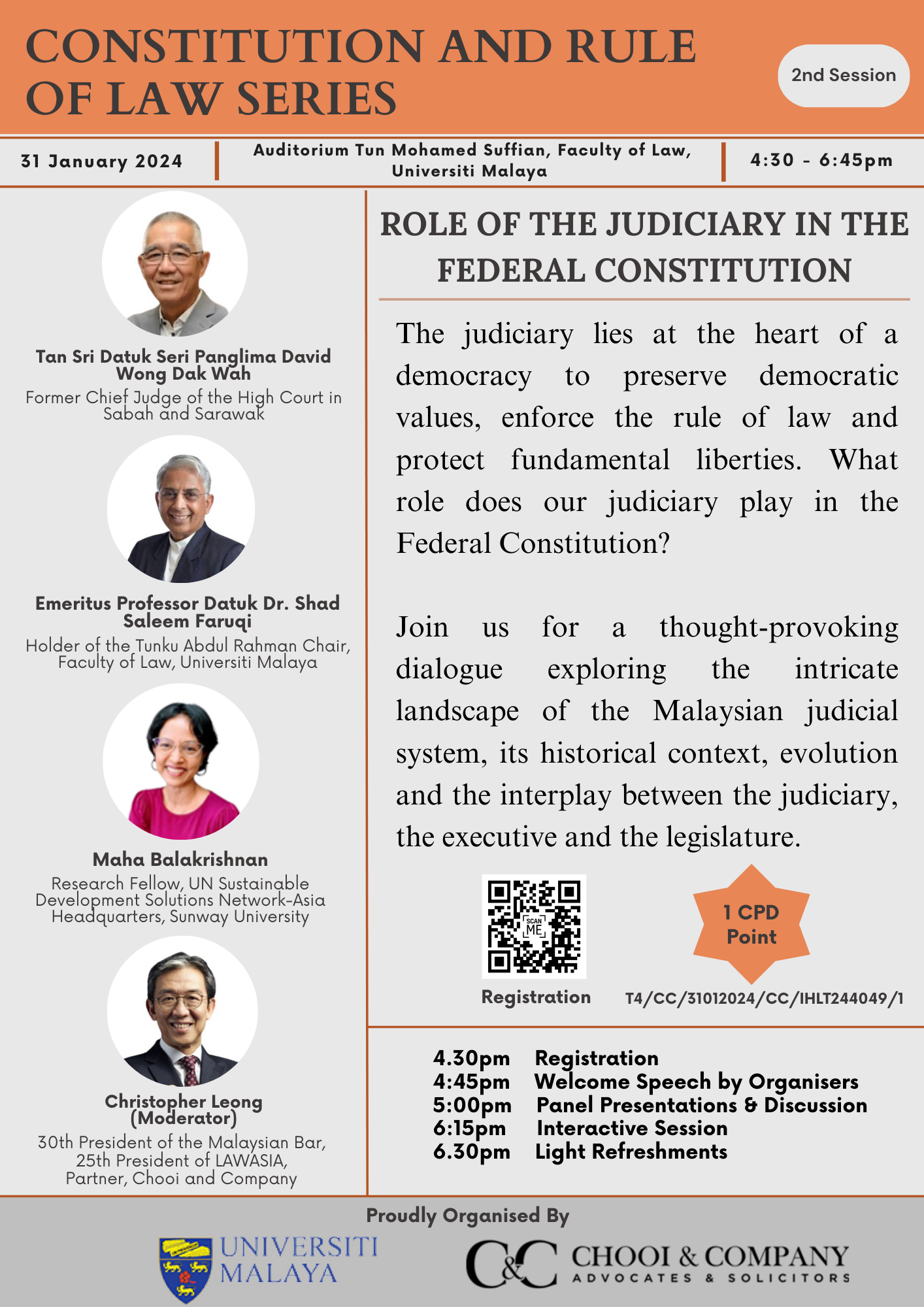 The Constitutional & Rule of Law Series (CRLS) - Chooi & Company